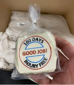 100 Days Injury Free Good Job! – Celebrate Safety, Inc.